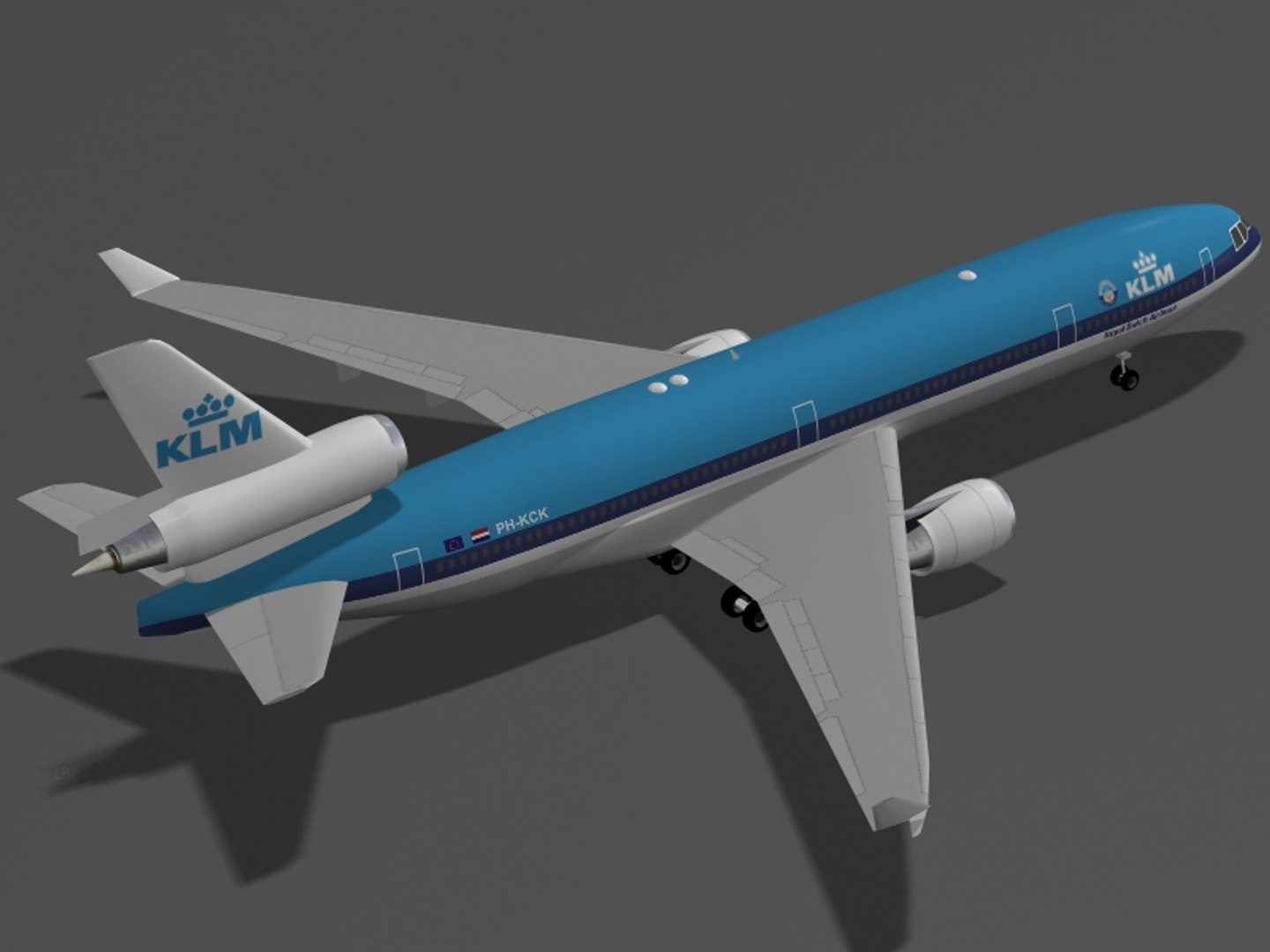 Md-11 Klm 3d Model
