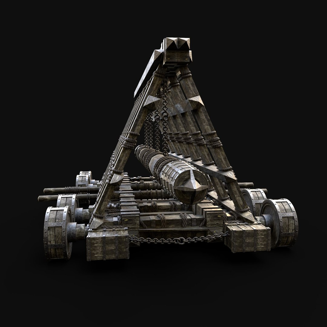 BATTERING RAM WAR MACHINE MEDIEVAL SIEGE ENGINE PACK COLLECTION 3D ...