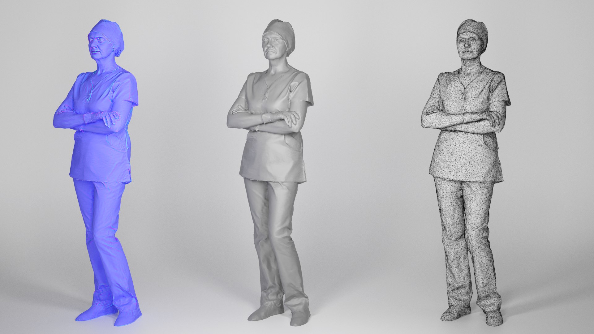 Hospital Personnel 25 3D Model - TurboSquid 2080421