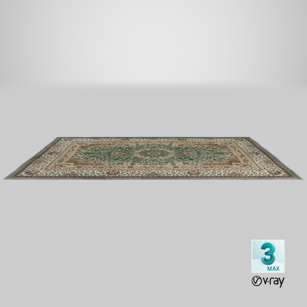 3D area-rug-02---stem model - TurboSquid 1168716
