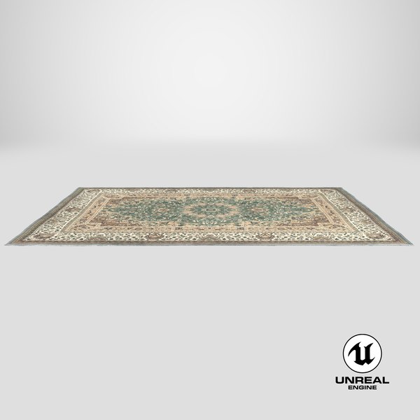 3D area-rug-02---stem model - TurboSquid 1168716