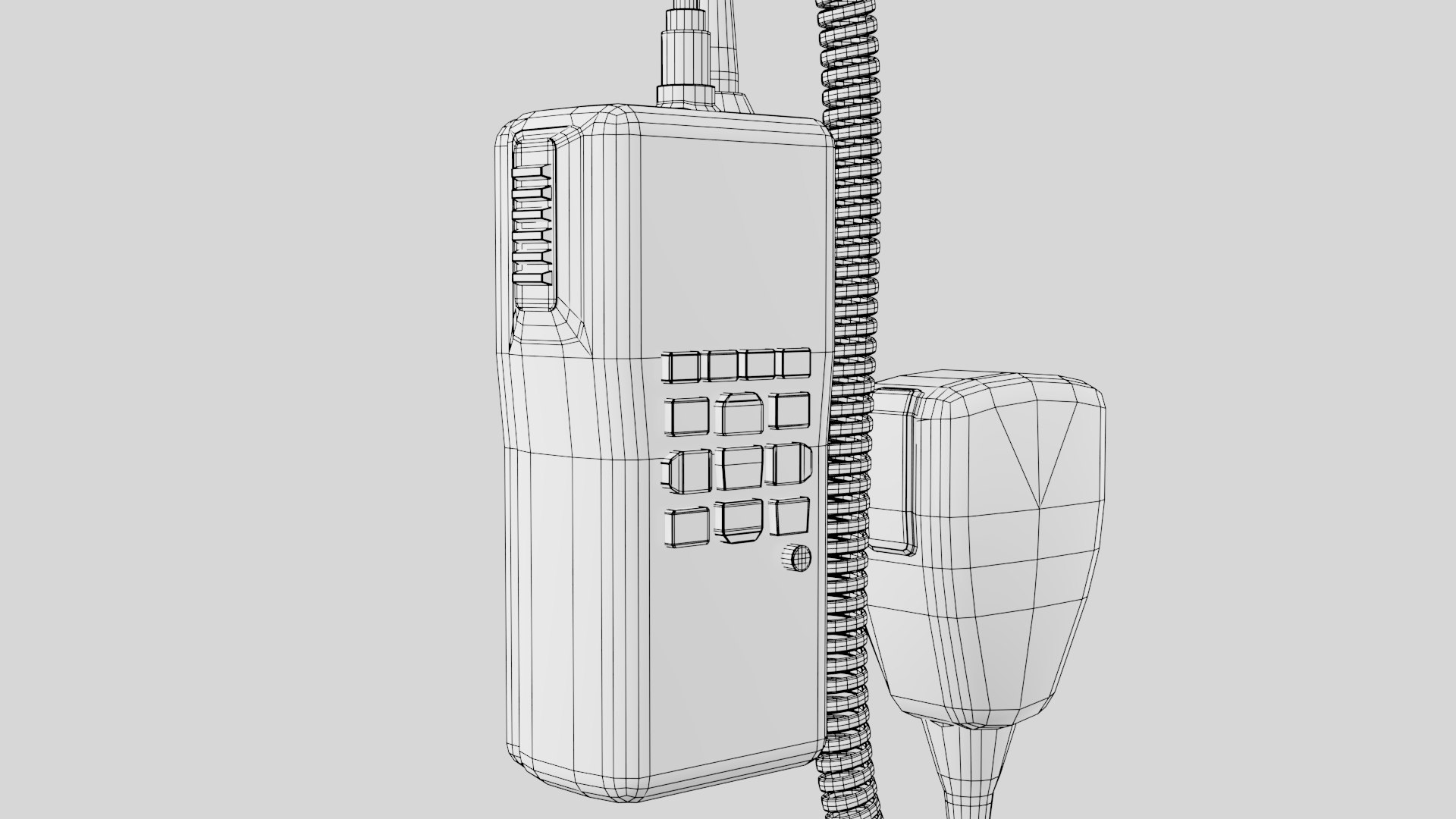 3D Realistic Portable Radio - TurboSquid 1448026