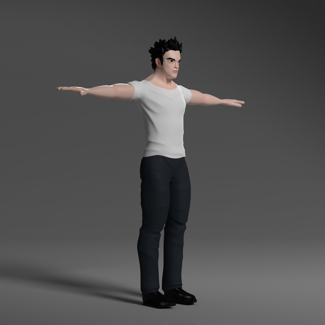 3D 3D Stylized Character Model Edward Model - TurboSquid 2002721