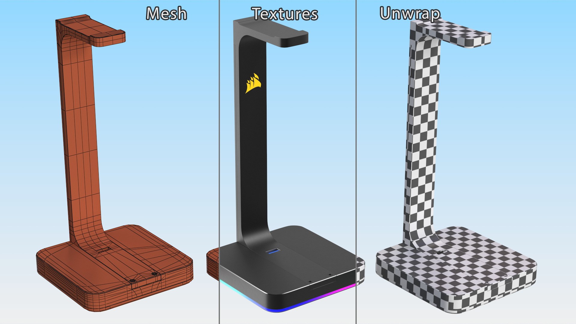 3D Headset Stand - TurboSquid 2070788