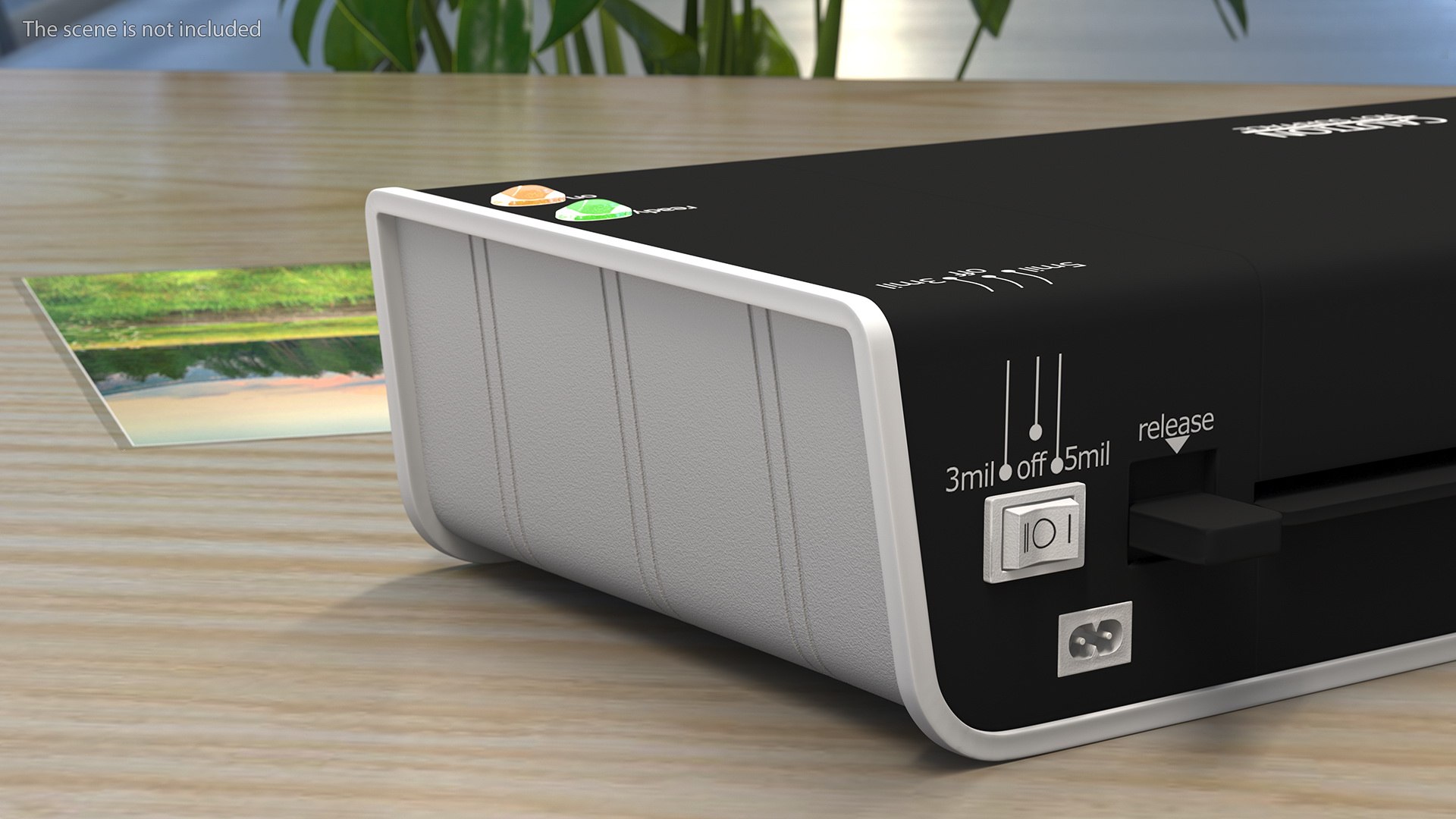 3D A4 Laminator Machine with Paper model - TurboSquid 1896257