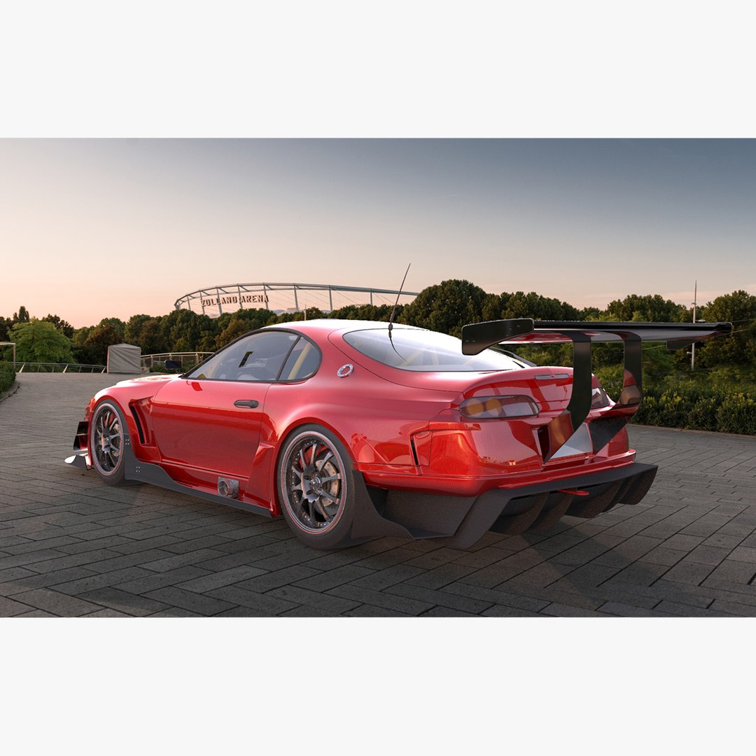 Supra drift time attack car 3D model - TurboSquid 1979026