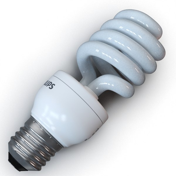 3d lamp helical fluorescent philips model