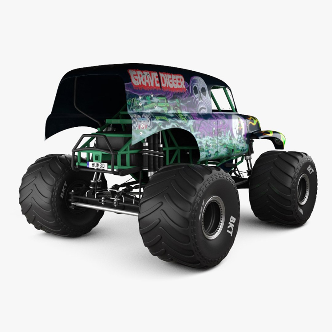 3D Model Grave Digger 2021 - TurboSquid 1997163