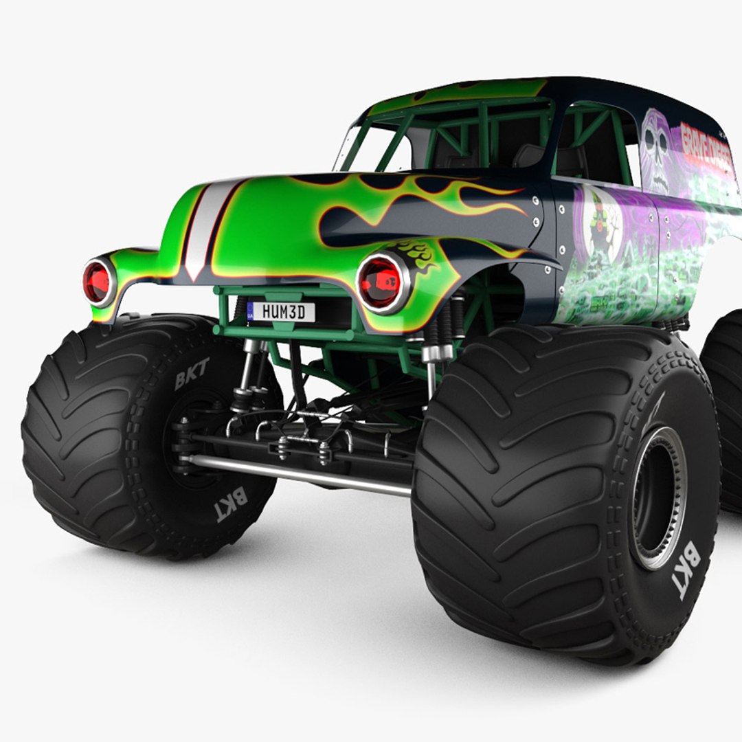 3D Model Grave Digger 2021 - TurboSquid 1997163