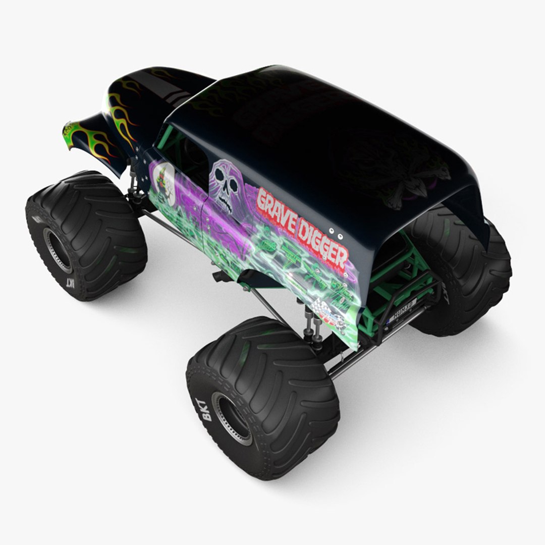 3D Model Grave Digger 2021 - TurboSquid 1997163
