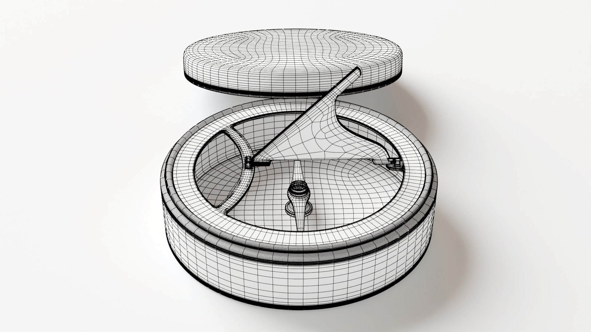 Old Copper Compass 3D Model - TurboSquid 2427721