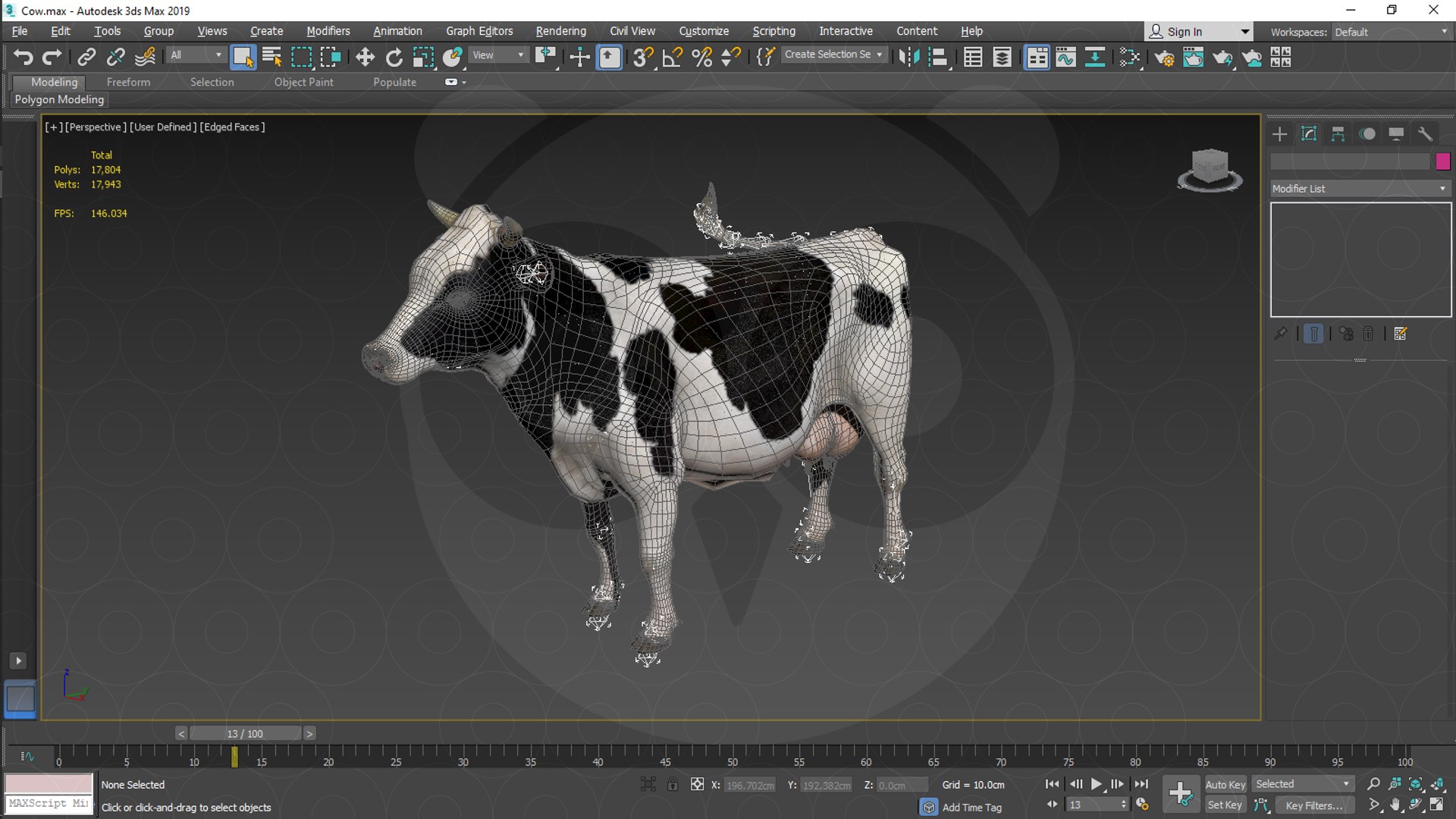 3D Milk Cow - Animated Model - TurboSquid 2110186