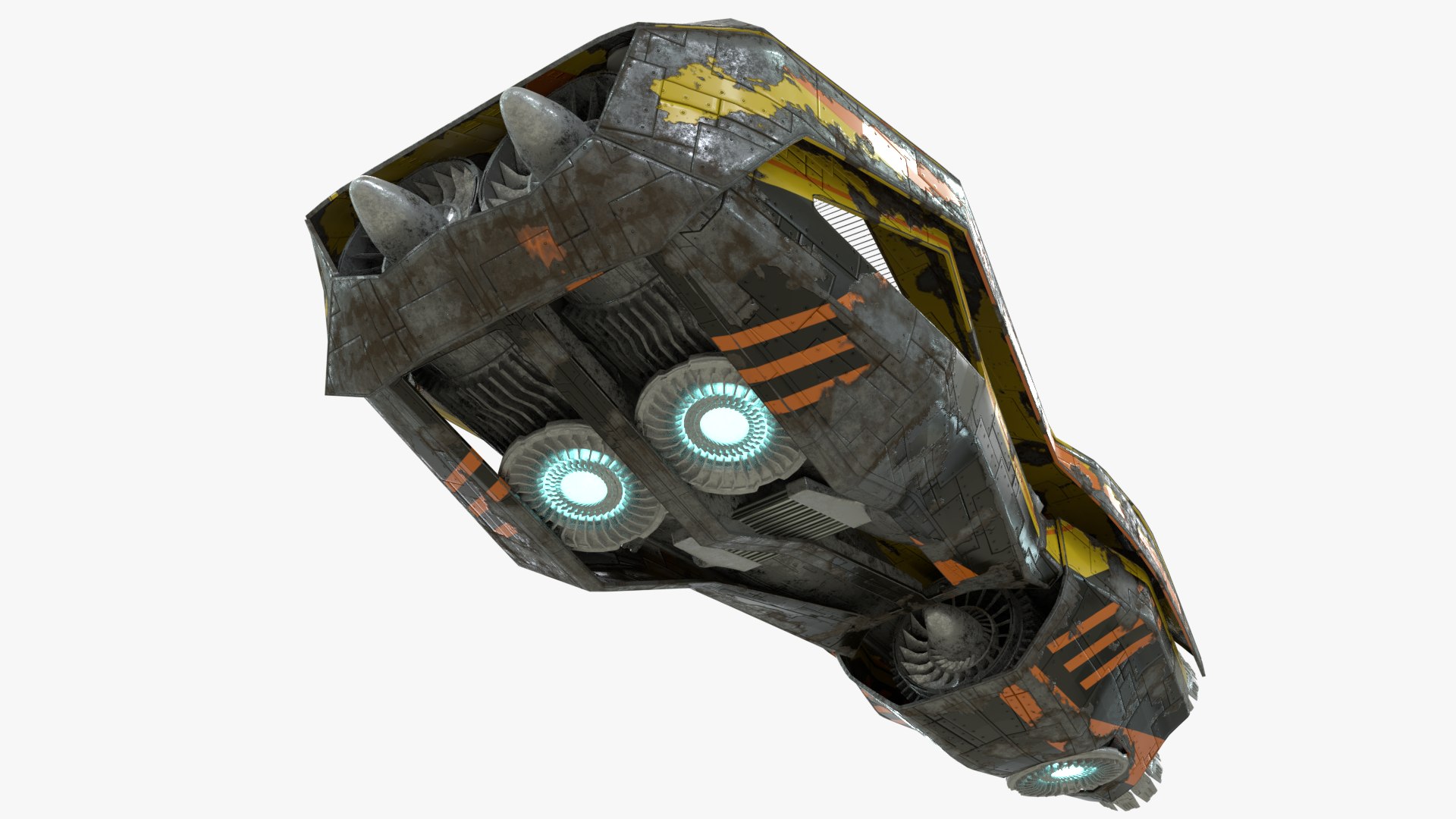 Spacecraft hover engine 3D model - TurboSquid 1469213