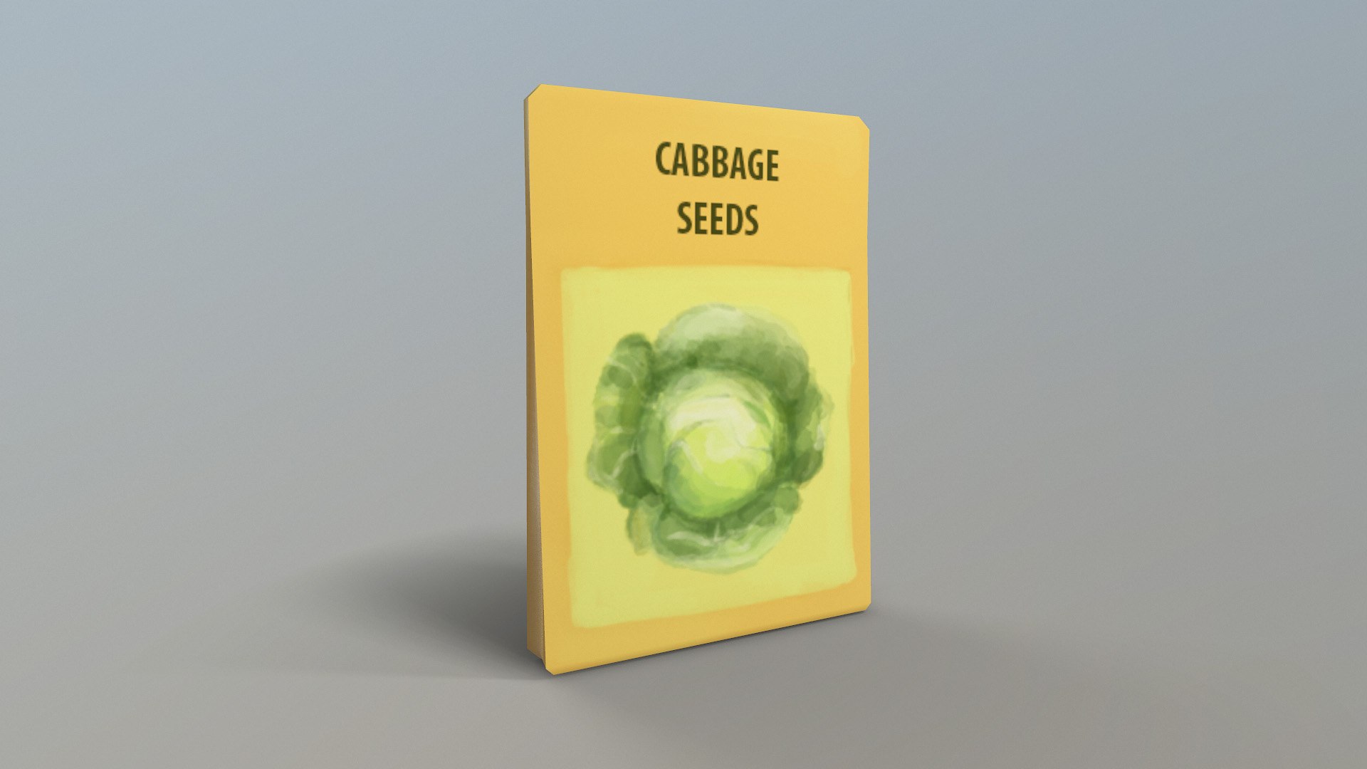 3D Packet Cabbage Seeds - TurboSquid 1524917
