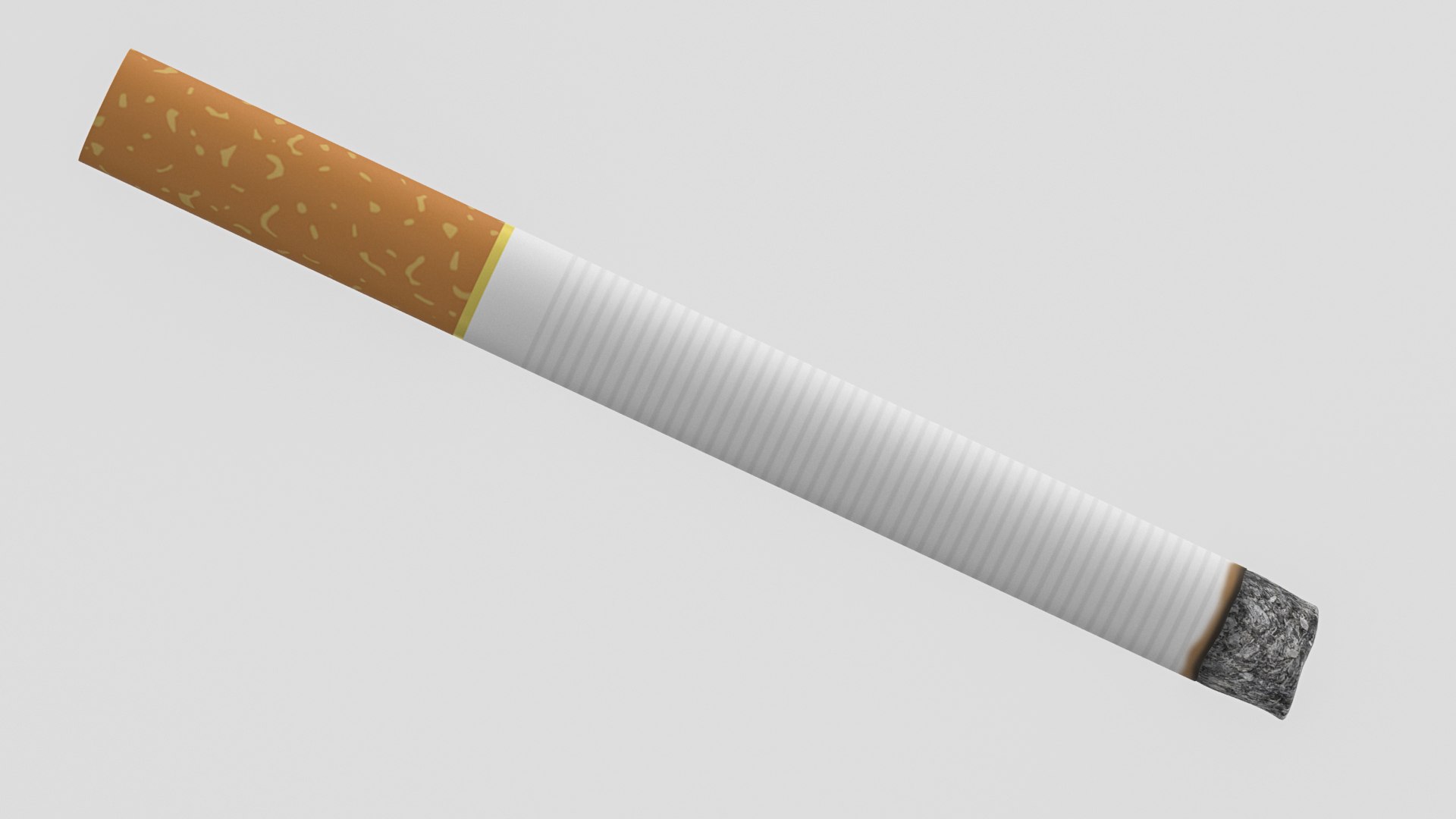3D Used Cigarette Model - TurboSquid 2022237