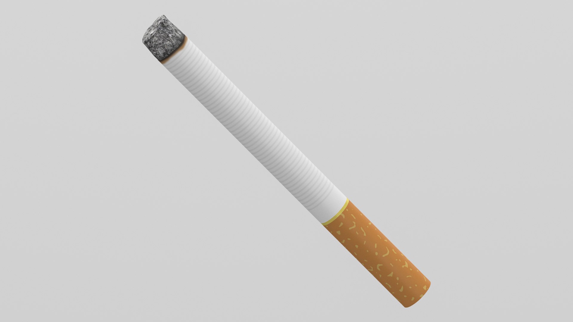 3D Used Cigarette Model - TurboSquid 2022237