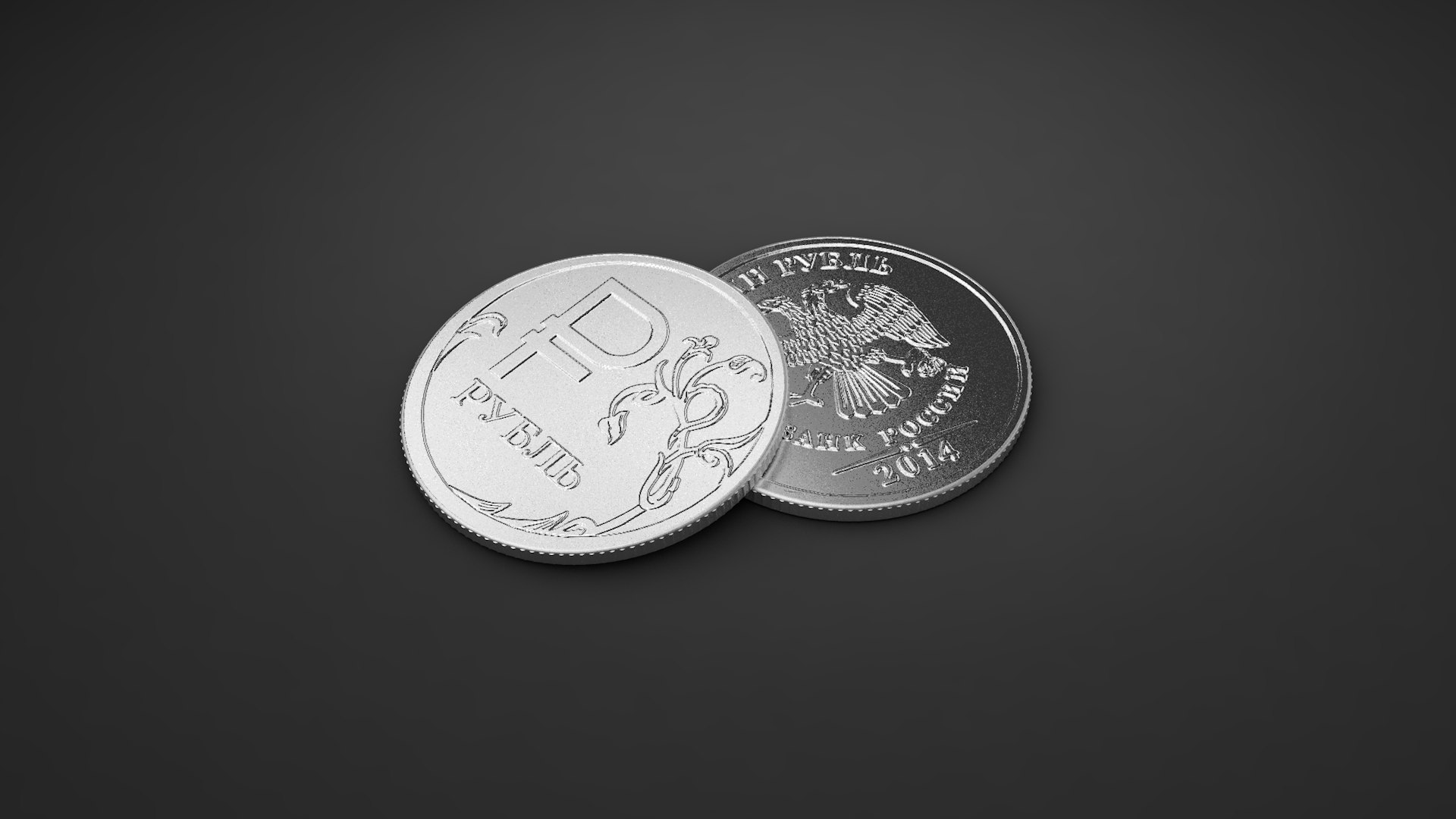coin 1 3d model