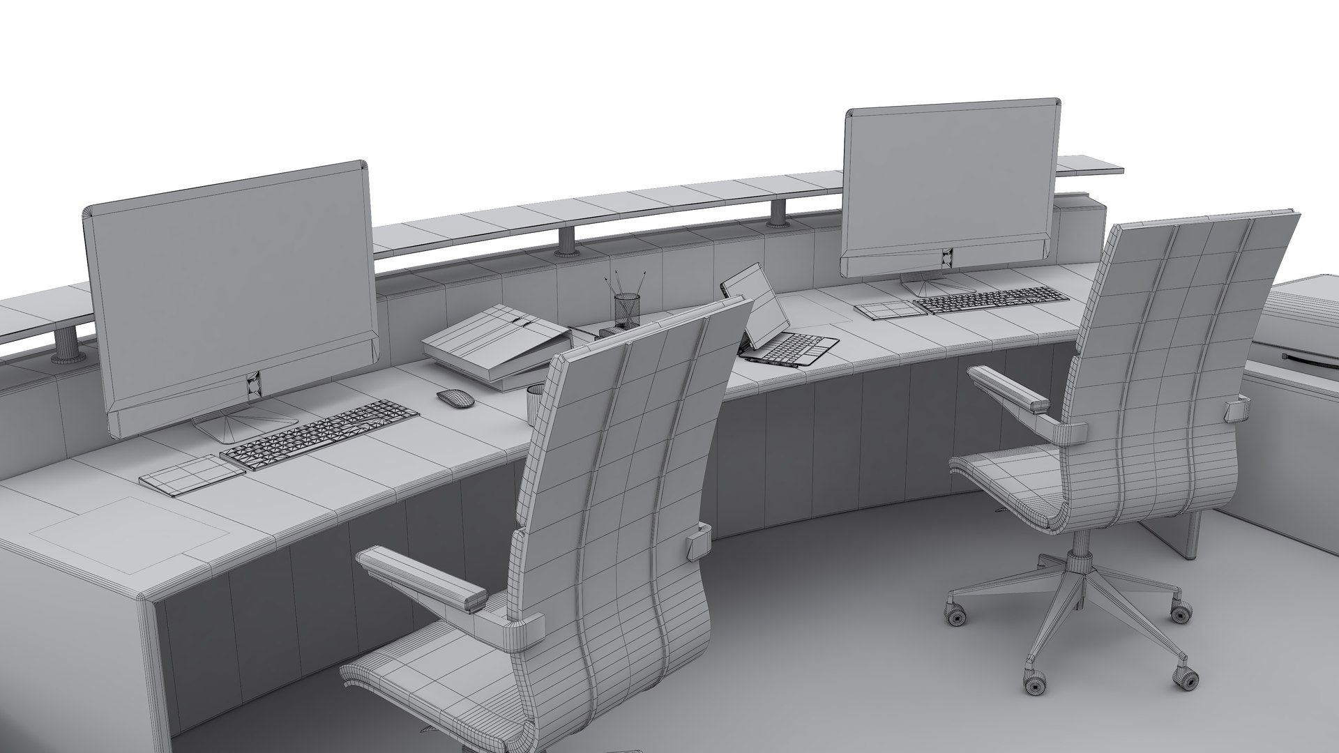 3D Airport Counter Check-In - TurboSquid 2248714