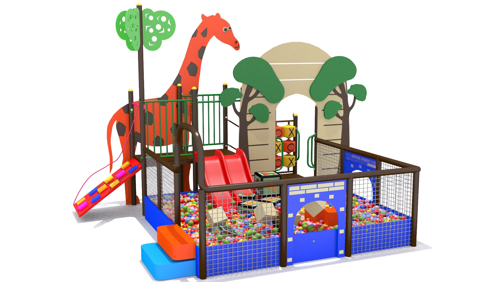 3D Indoor Playground Playhouse Model - TurboSquid 1770110