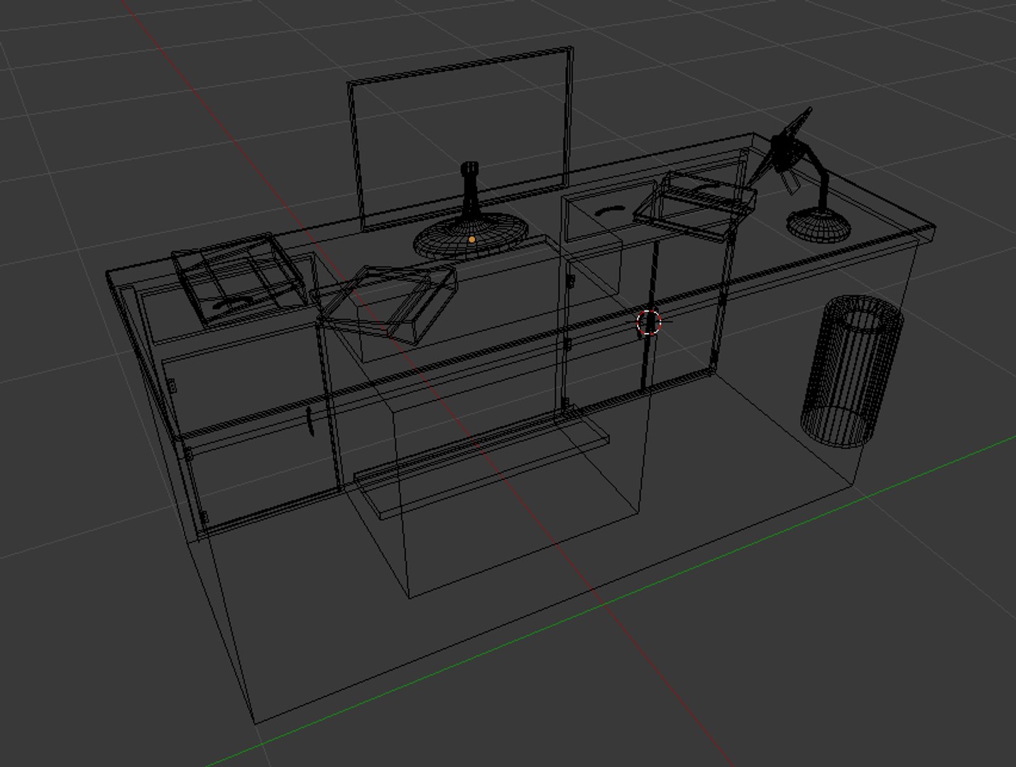 3D Study Table Model - TurboSquid 1164930