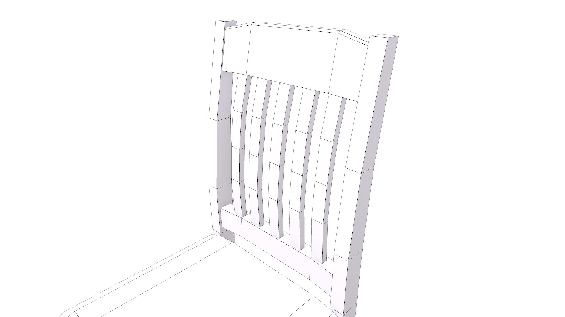 Free Old Wooden Chair Low-poly PBR 3D Model - TurboSquid 2197791