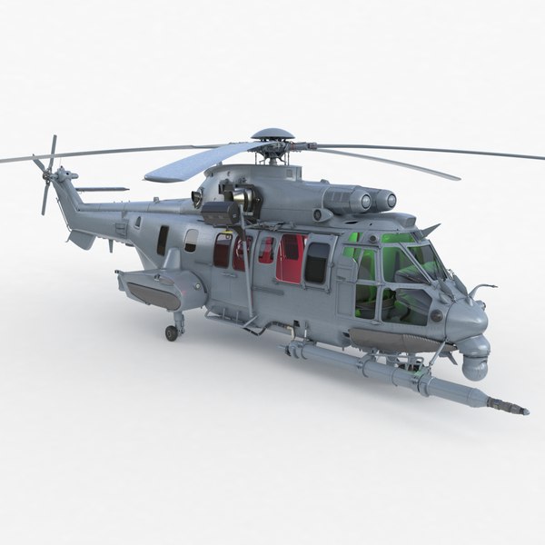 Eurocopter EC 725 Caracal 3ds max Vray 3D模型 - TurboSquid 1874798