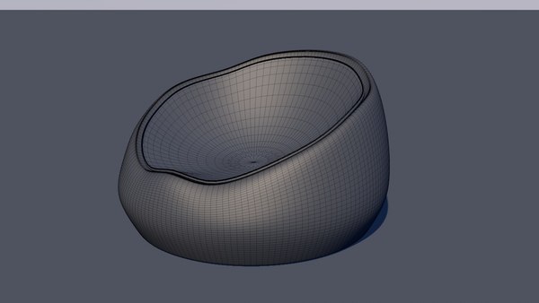 Futuristic lounge chair 3D model - TurboSquid 1540448