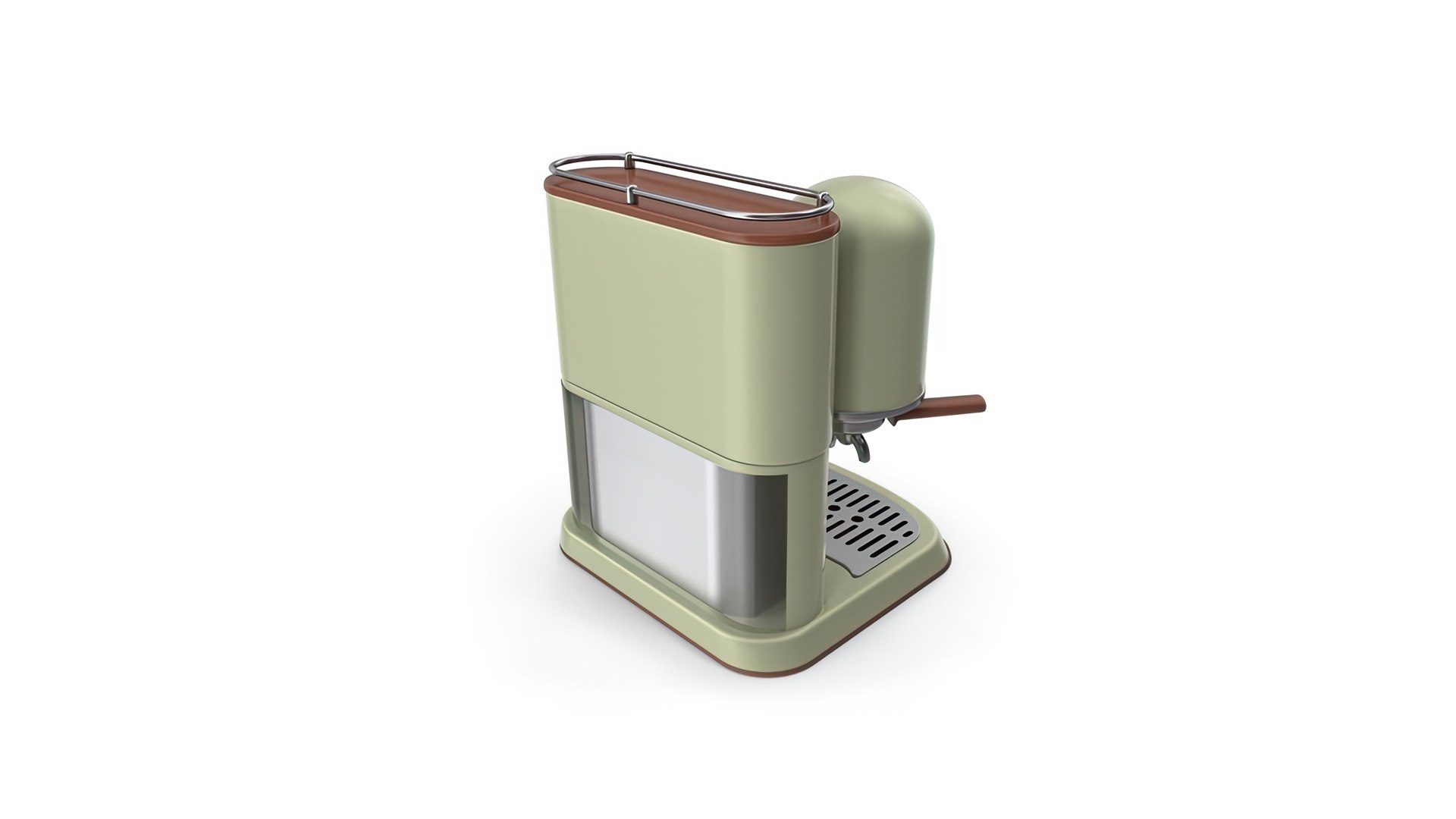 3D Retro Espresso Machine Model - TurboSquid 2296673