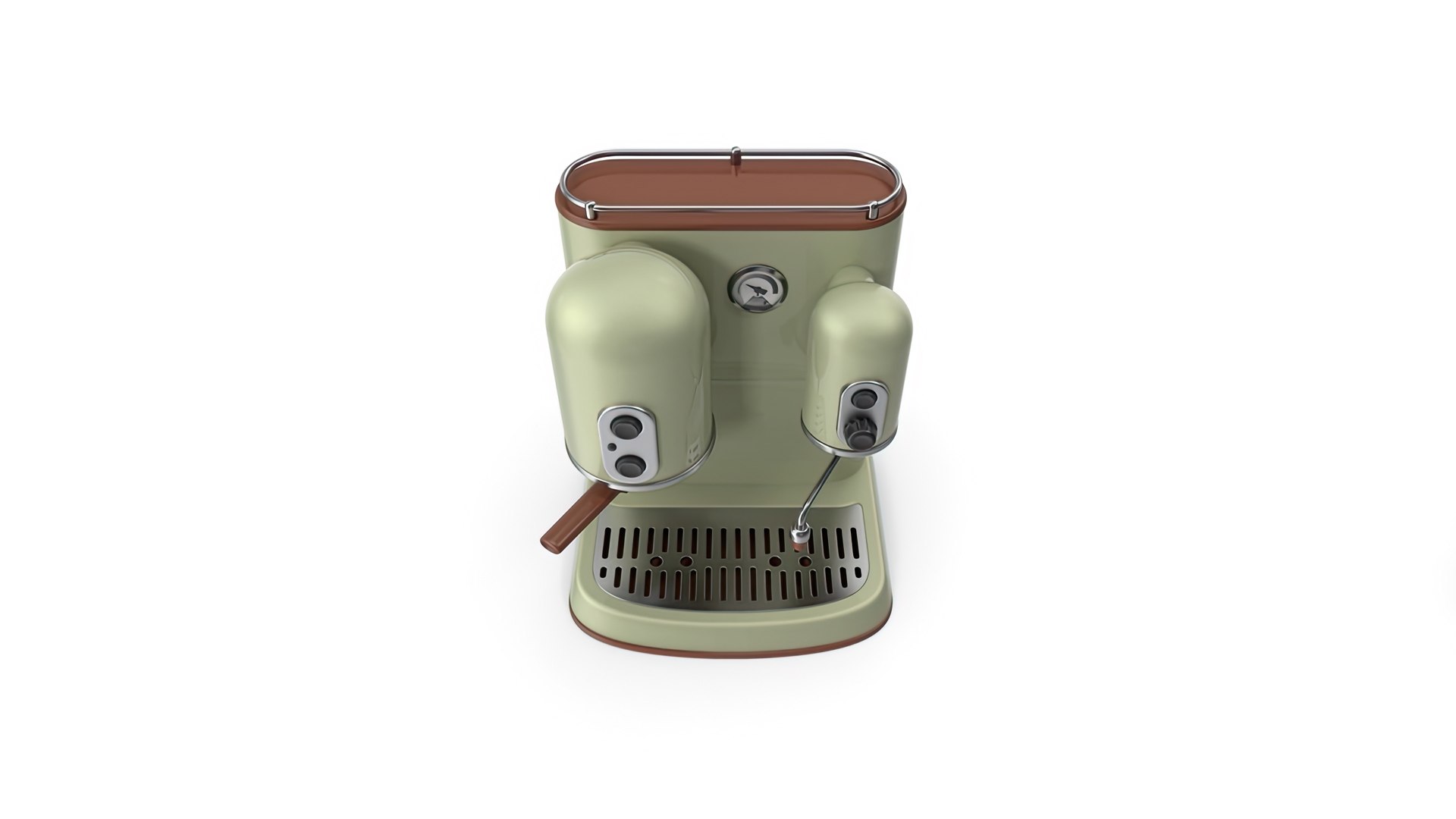 3D Retro Espresso Machine Model - TurboSquid 2296673