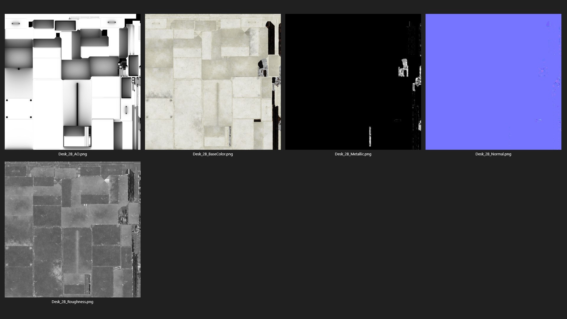 3D Model Desk 2B - TurboSquid 2137024