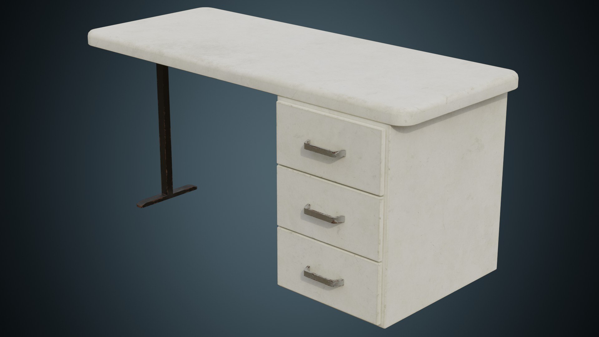 3D Model Desk 2B - TurboSquid 2137024