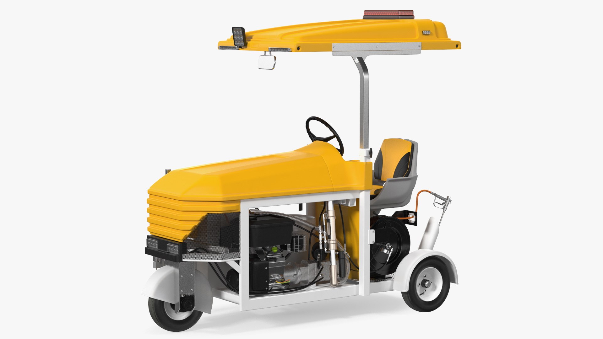 3D model road line marking machine - TurboSquid 1700533