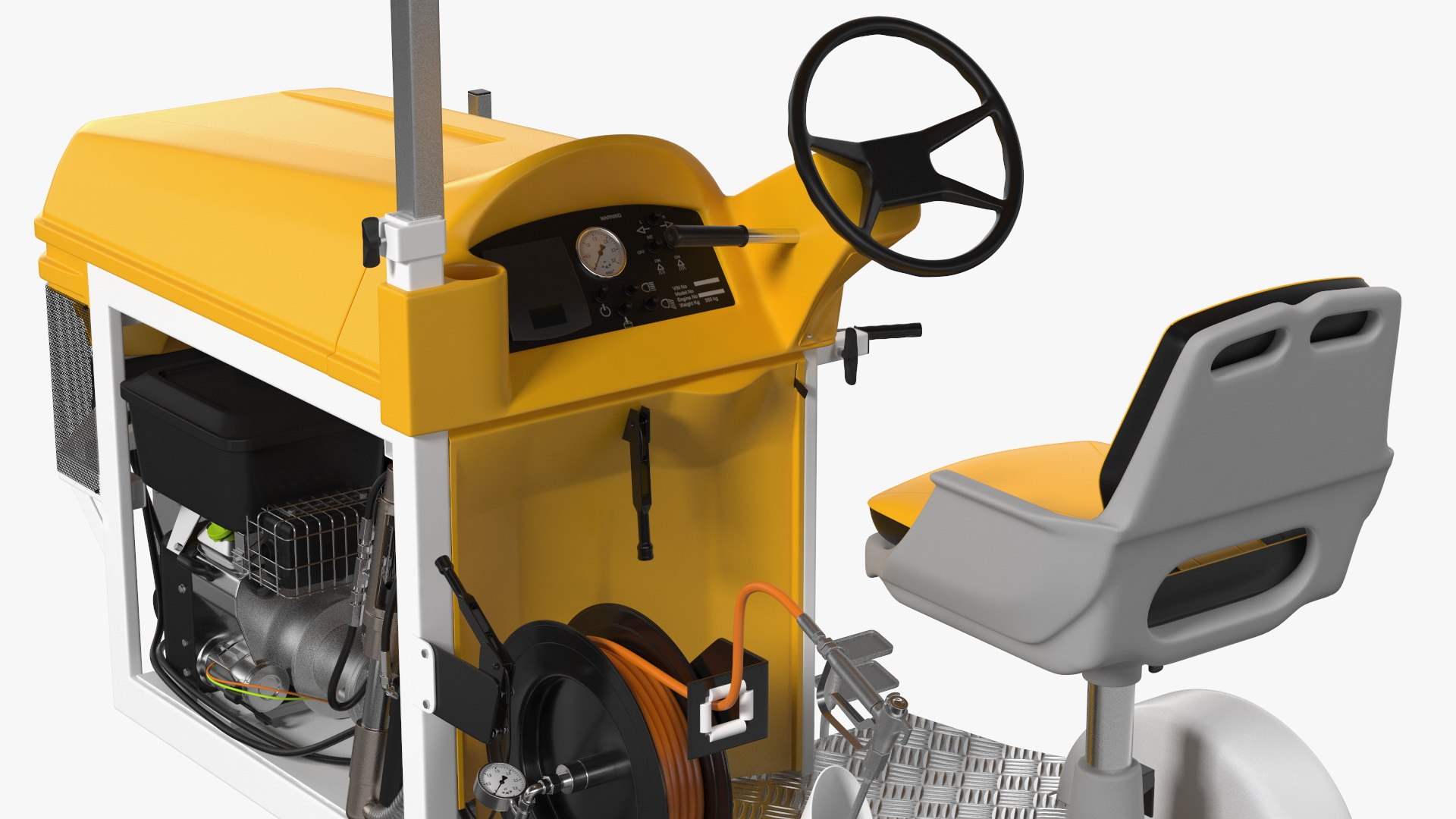 3D model road line marking machine - TurboSquid 1700533