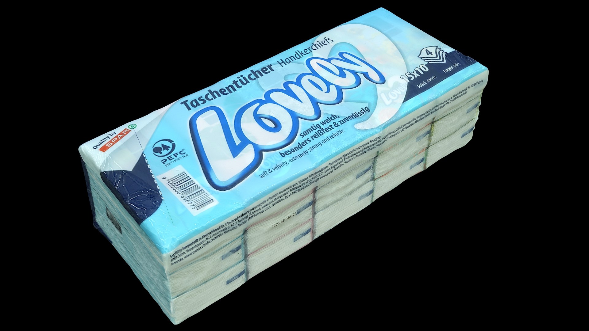 3D handkerchief packages advertising model - TurboSquid 1559315