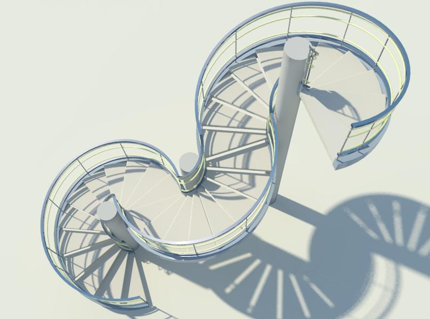 stair steps 3d model