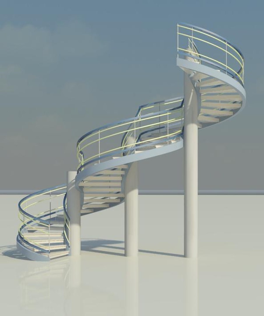 stair steps 3d model