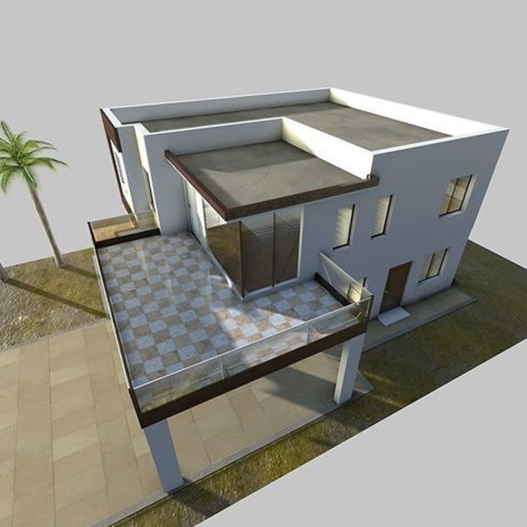 Modern House 3D Model Files 3D Model - TurboSquid 2188854