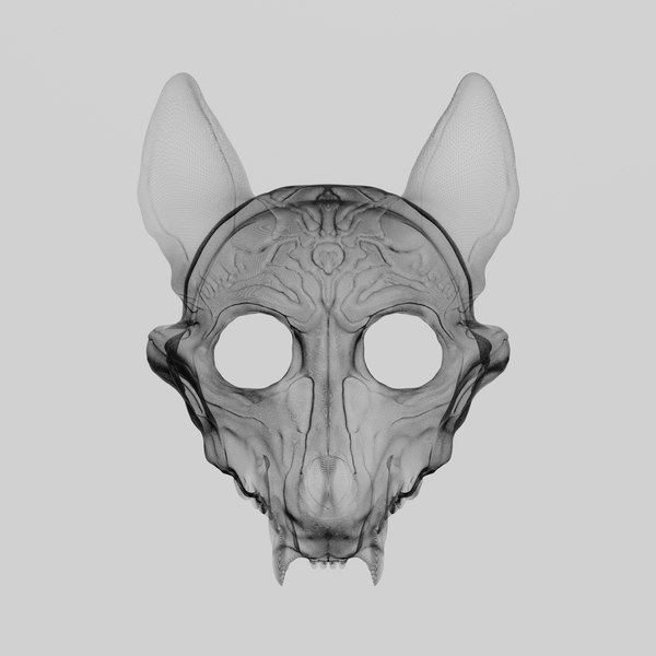 3D dog skull mask printing model - TurboSquid 1617004