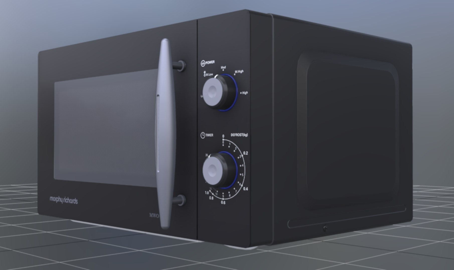 Morphy Richards 20 L Solo Microwave Oven 3D - TurboSquid 2154017