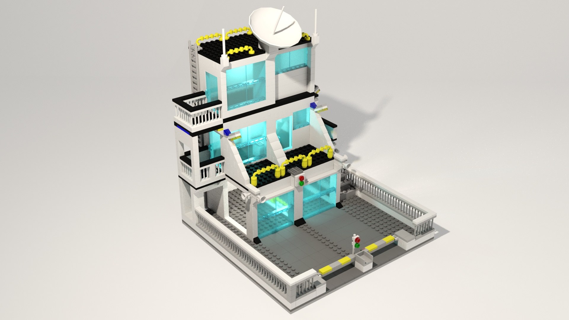 3D LEGO Police Station Model - TurboSquid 1987116