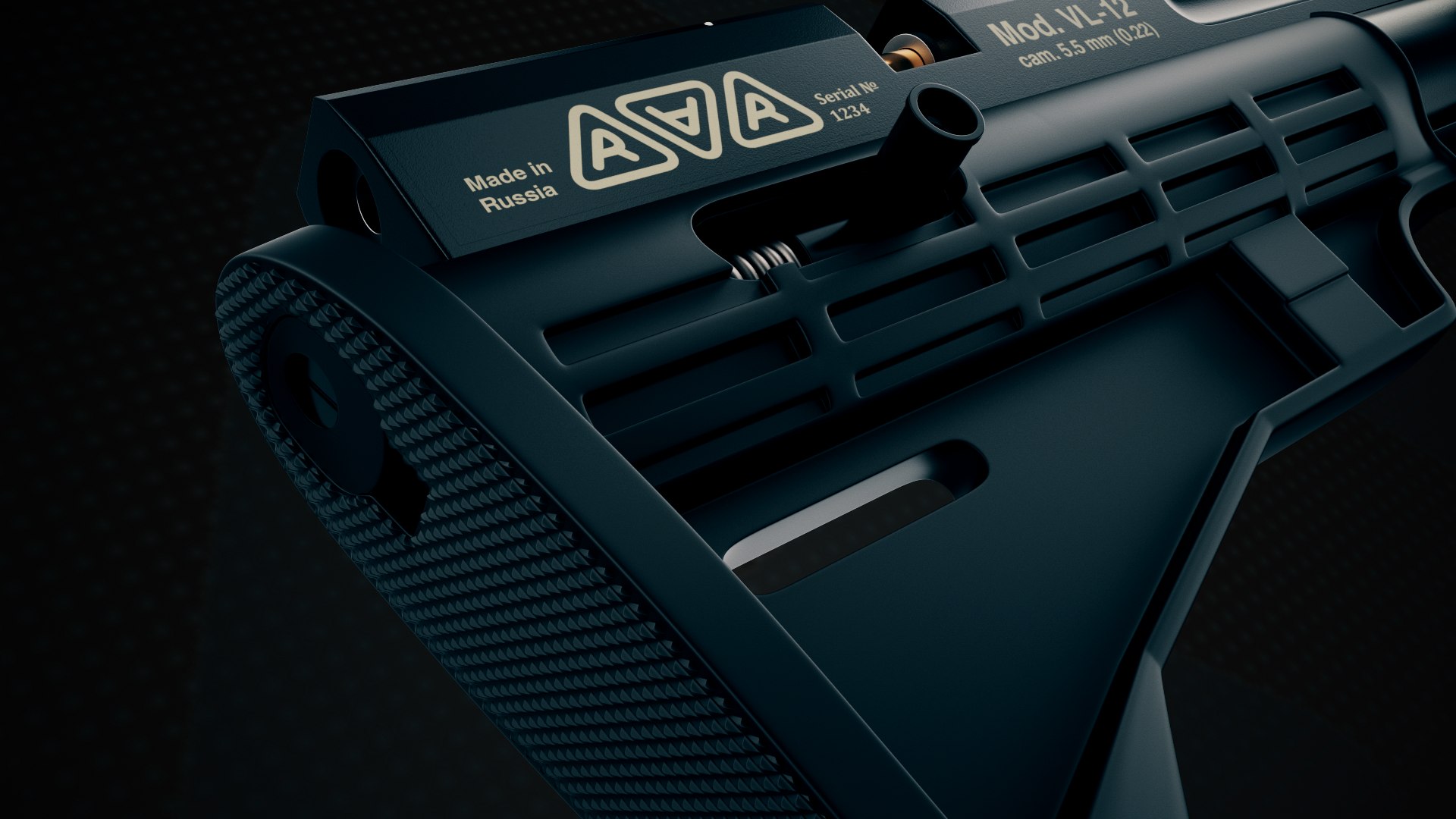 Air Rifle 3D - TurboSquid 1420772