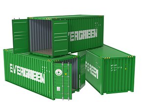 Industrial Container 3d Model