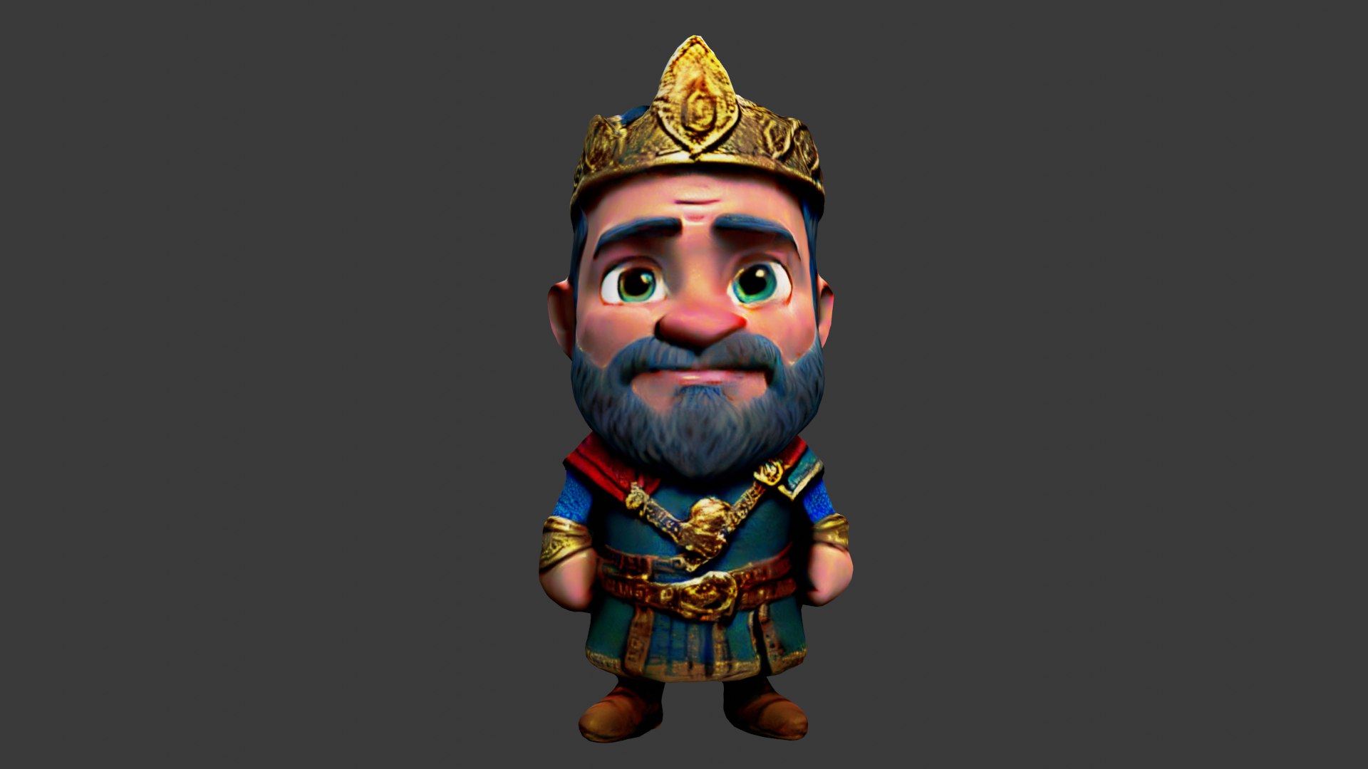 3D Medieval King Model - TurboSquid 2127322