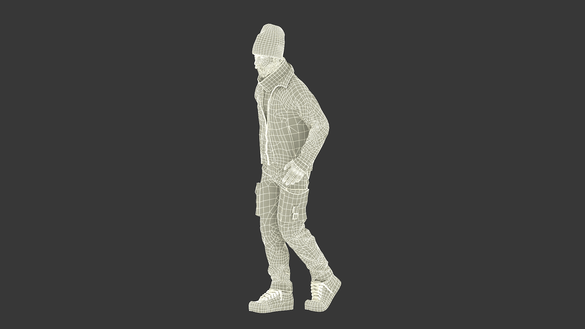 3D Walking Homeless Man - TurboSquid 2308484