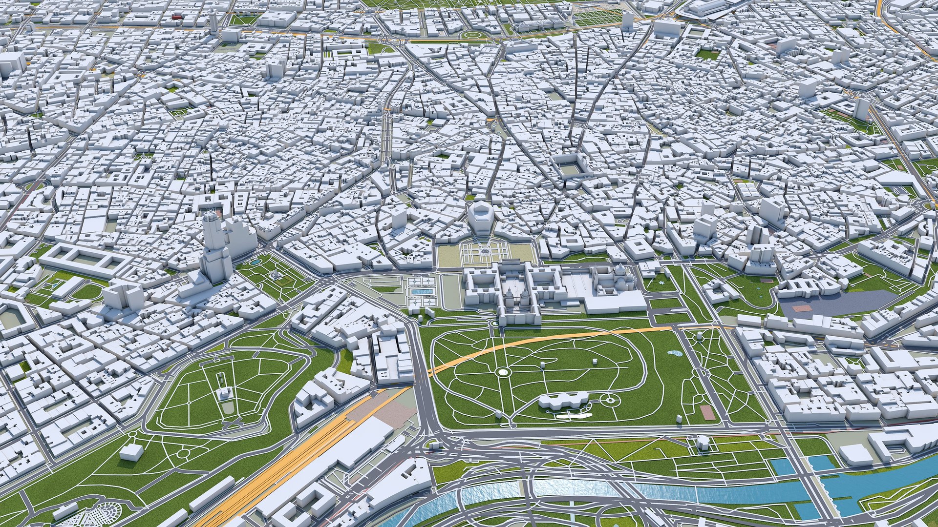 3D Madrid City Spain 3d Model Model - TurboSquid 1764876
