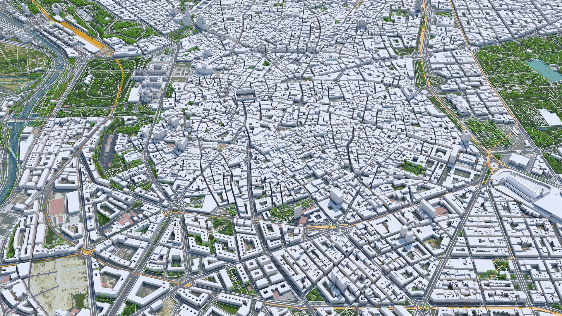 3D Madrid City Spain 3d Model Model - TurboSquid 1764876