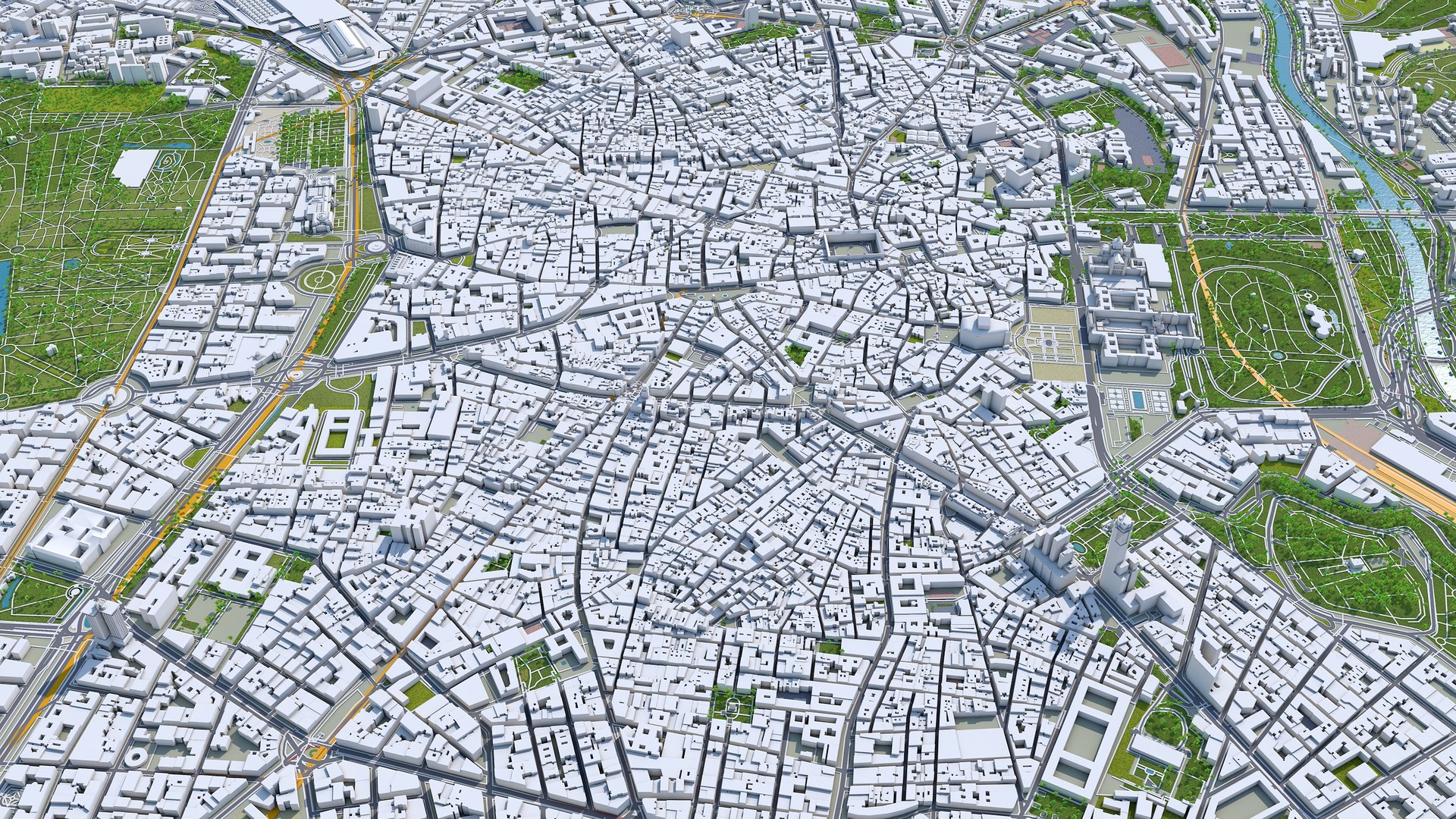 3D Madrid City Spain 3d Model Model - TurboSquid 1764876