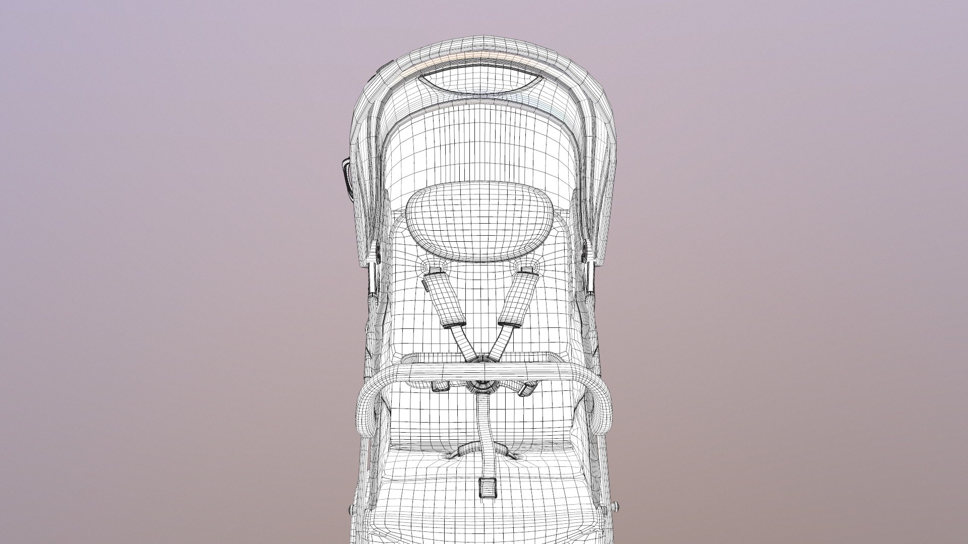 Pushchair 3D Model - TurboSquid 2296015