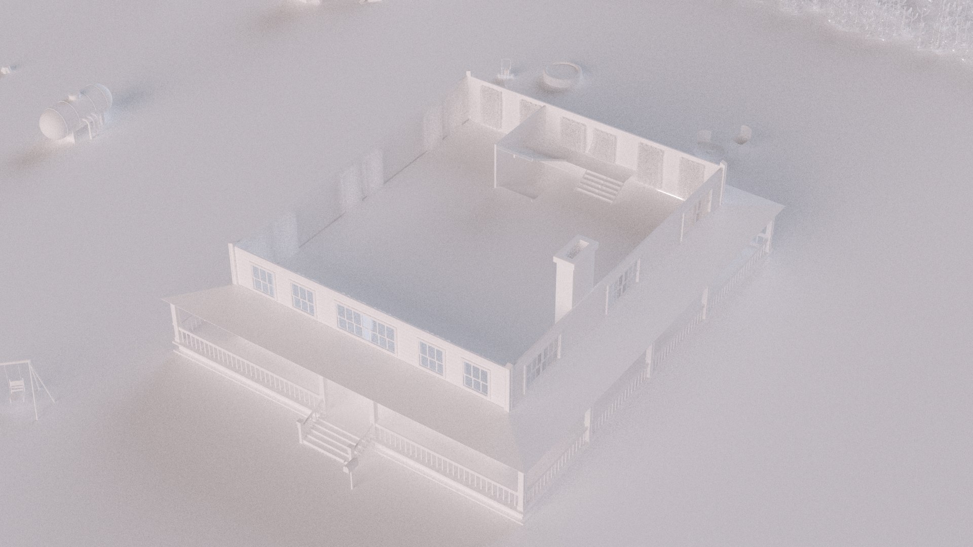3D Farm House Model - TurboSquid 1693519