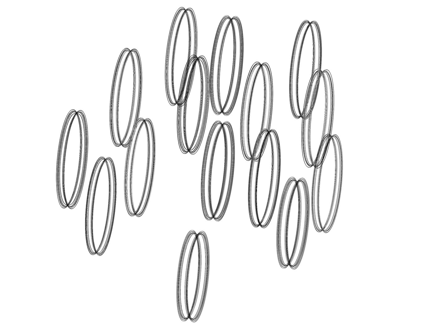 3D model Aluminum Alloy Motorcycle Rims Shape Design Set W-O Spoke ...